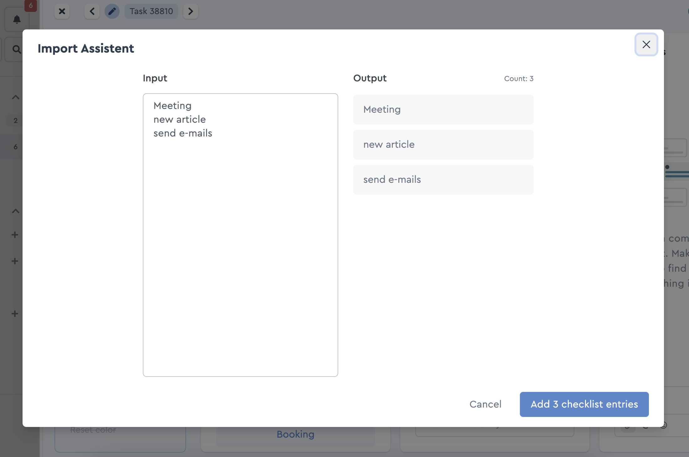 How To Use the Subtasks